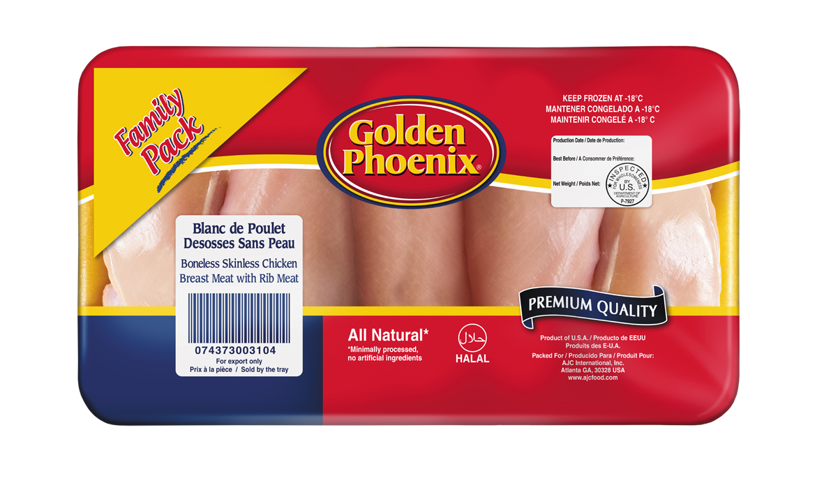 AJC International - News - News - Golden Phoenix Chicken Tray pack